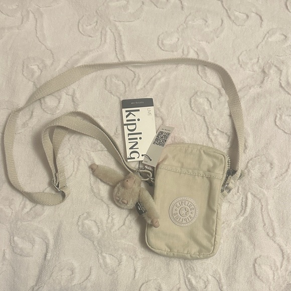Kipling | Bags | Kipling Beige Mini Crossbody Bag | Poshmark